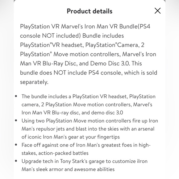 Sony | VR, AR & Accessories | Tec Playstation Vr Marvels Iron Man Vr ...